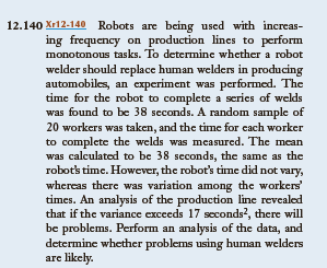 Solved Robots are being used with increasingfrequency on | Chegg.com