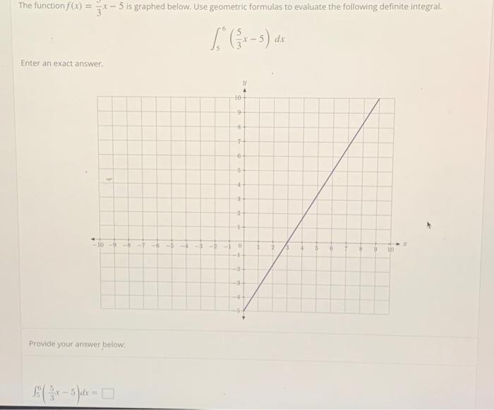 Solved The function f(x)=3xx−5 is graphed below. Use | Chegg.com