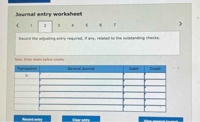 Solved Journal entry worksheet Record the adjusting entry | Chegg.com