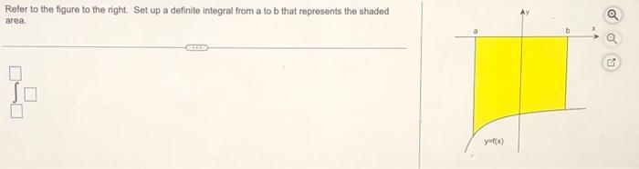 Solved Refer to the figure to the right. Set up a definite | Chegg.com