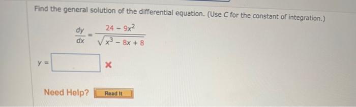 Solved Find the differential dy of the given function. | Chegg.com