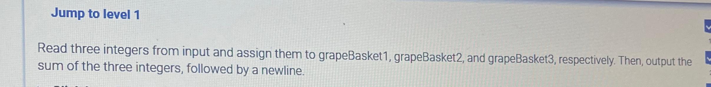 Jump to level 1Read three integers from input and | Chegg.com