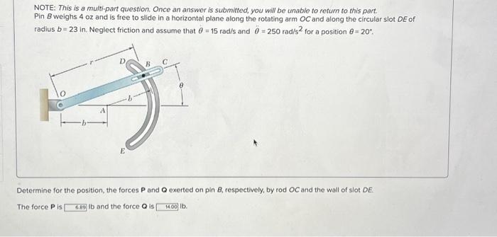 Solved NOTE: This is a mult-part question. Once an answer is | Chegg.com