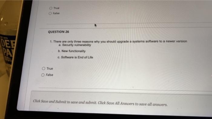 Solved DEF PA QUESTION 24 An ample of the assessment method | Chegg.com