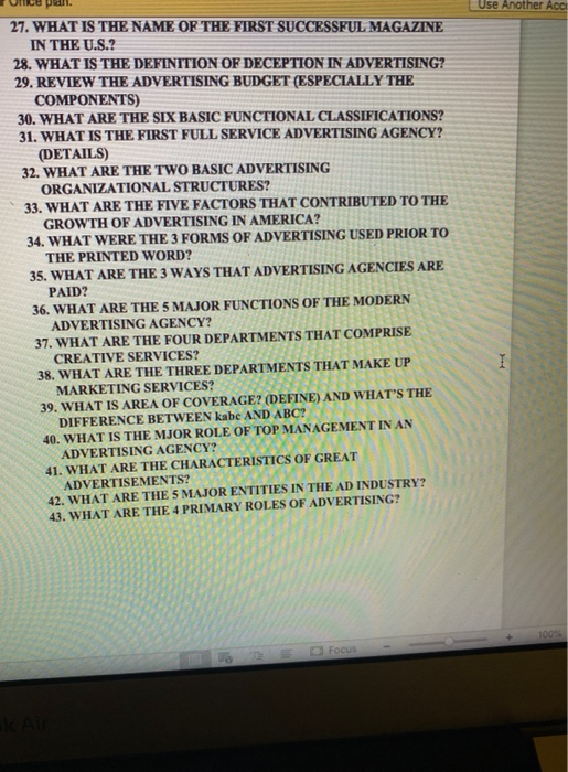 Solved 12. WHAT IS CIRCULATION? (DEFINITION) 13. WHAT IS | Chegg.com