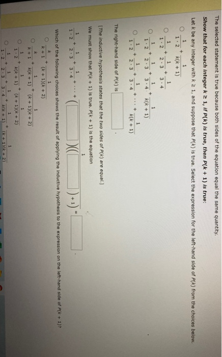 Solved Prove the following statement by mathematical | Chegg.com