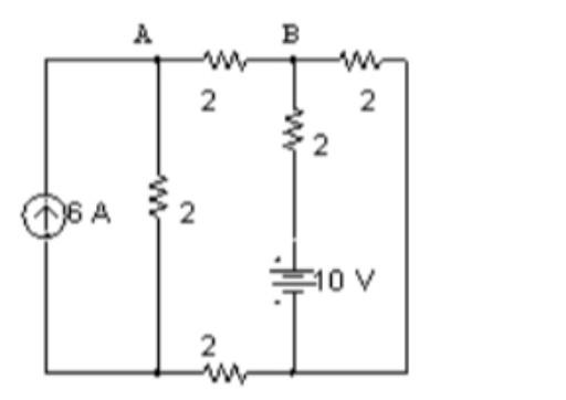 Solved determine the current in each branch using nodal | Chegg.com