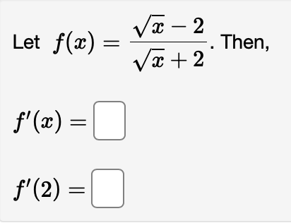 Solved Let f(x)=x2-2x2+2. ﻿Then,f'(x)=f'(2)= | Chegg.com