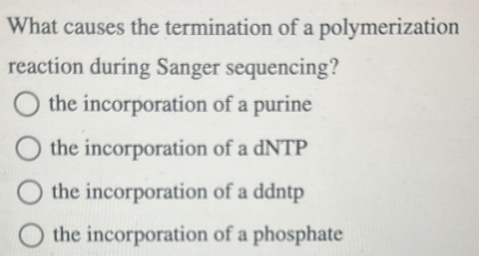 Solved What causes the termination of a polymerization | Chegg.com