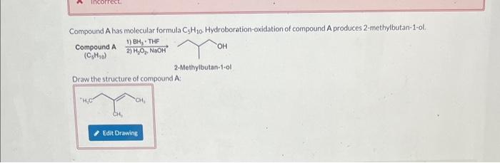 Solved Compound A has molecular formula C5H10. | Chegg.com