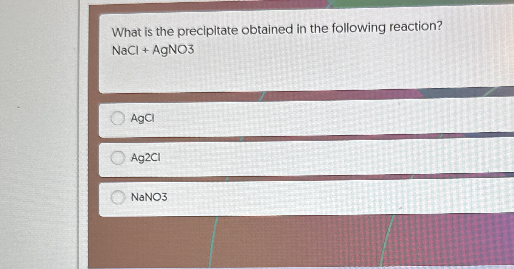 Solved What is the precipitate obtained in the following | Chegg.com