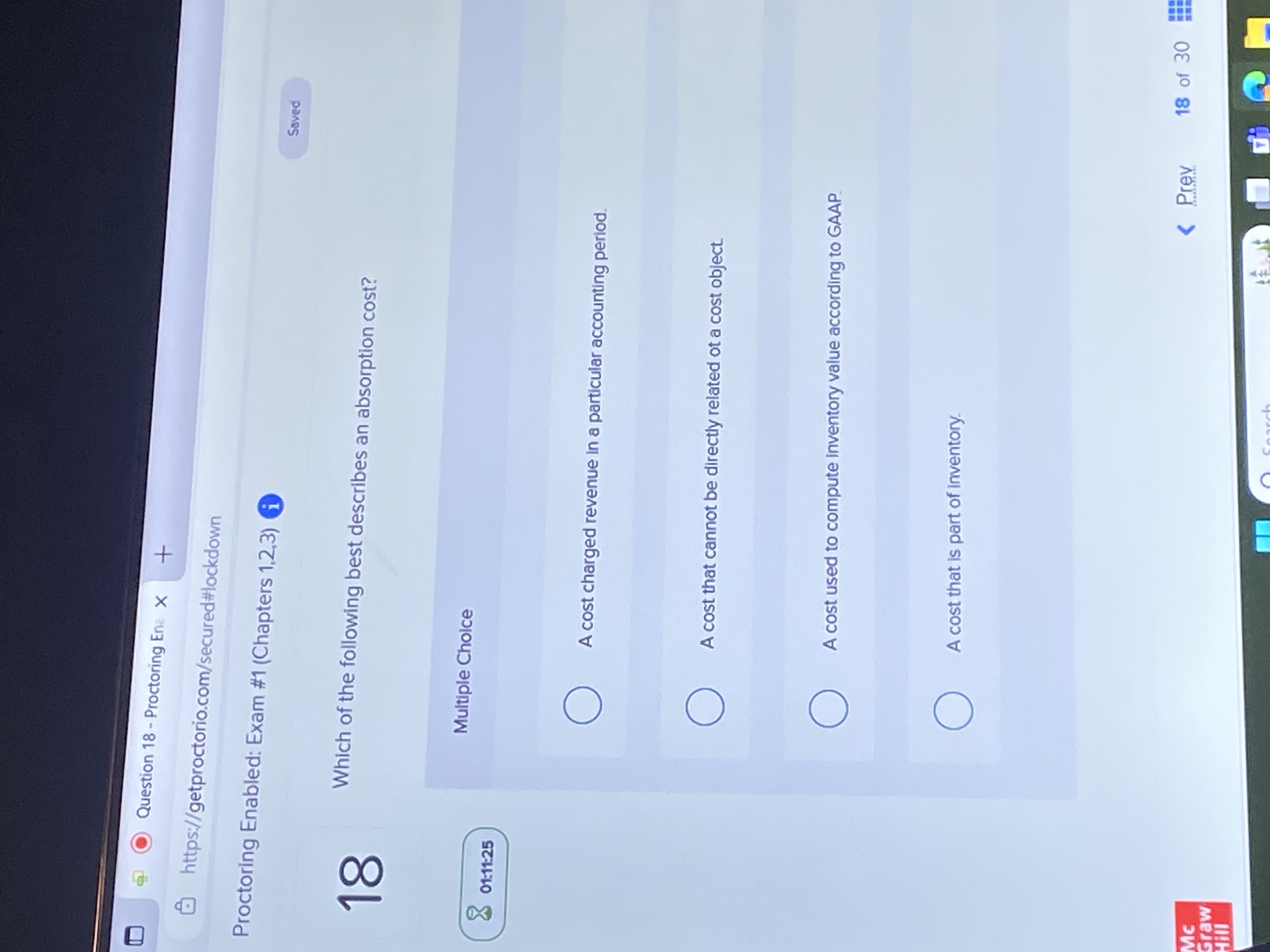 Solved 18 ﻿Which of the following best describes an | Chegg.com
