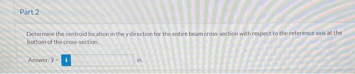 Solved The channel section shown is subjected to a vertical | Chegg.com