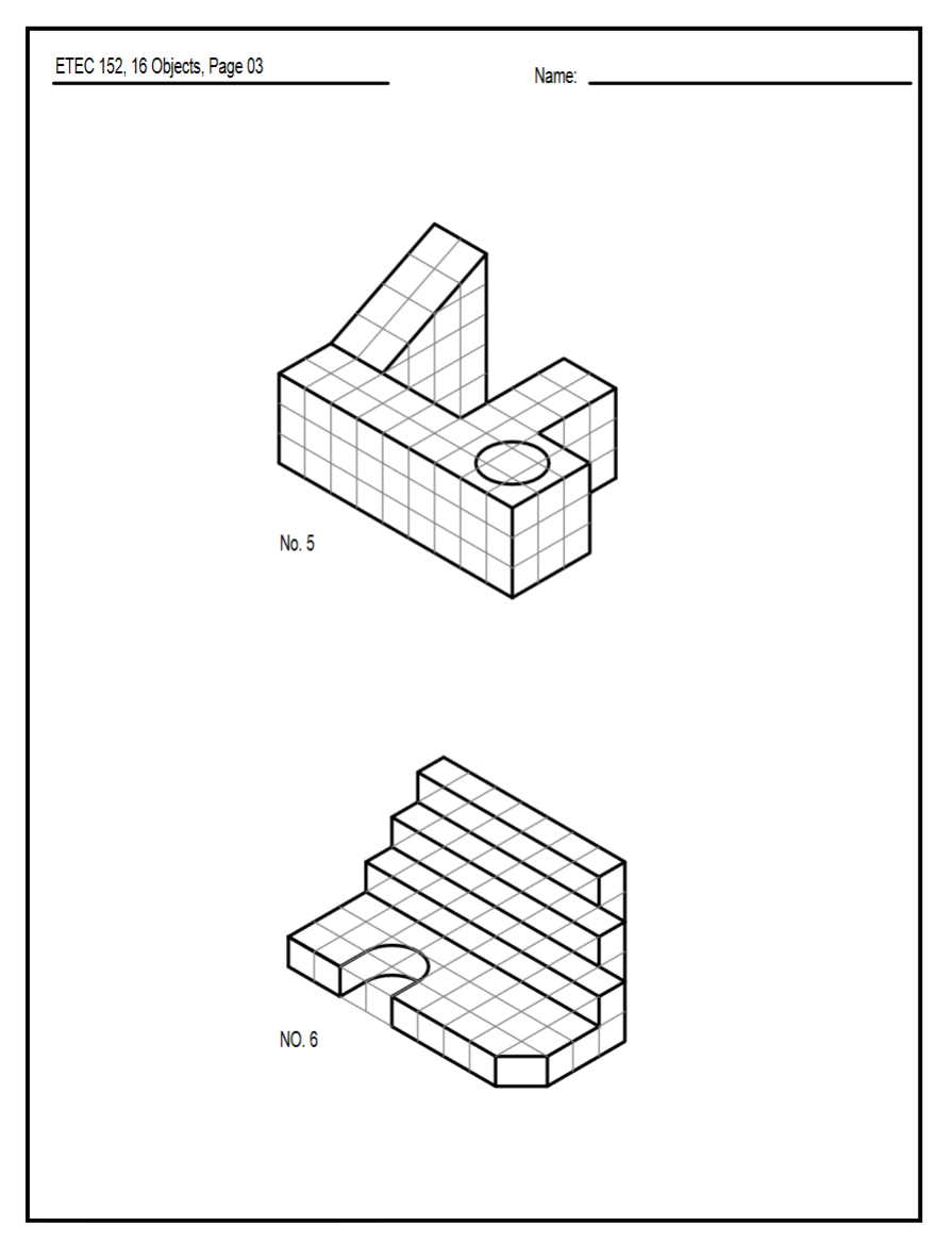 Solved Draw three orthographic views (FRONT, ﻿TOP, | Chegg.com