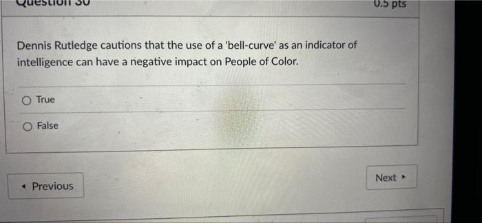 Solved 0.5 pts Dennis Rutledge cautions that the use of a | Chegg.com