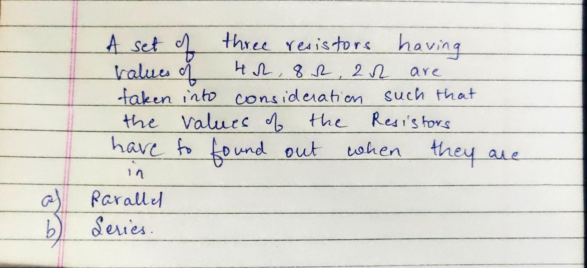 Solved Advanced Physics ﻿set of three resistors | Chegg.com