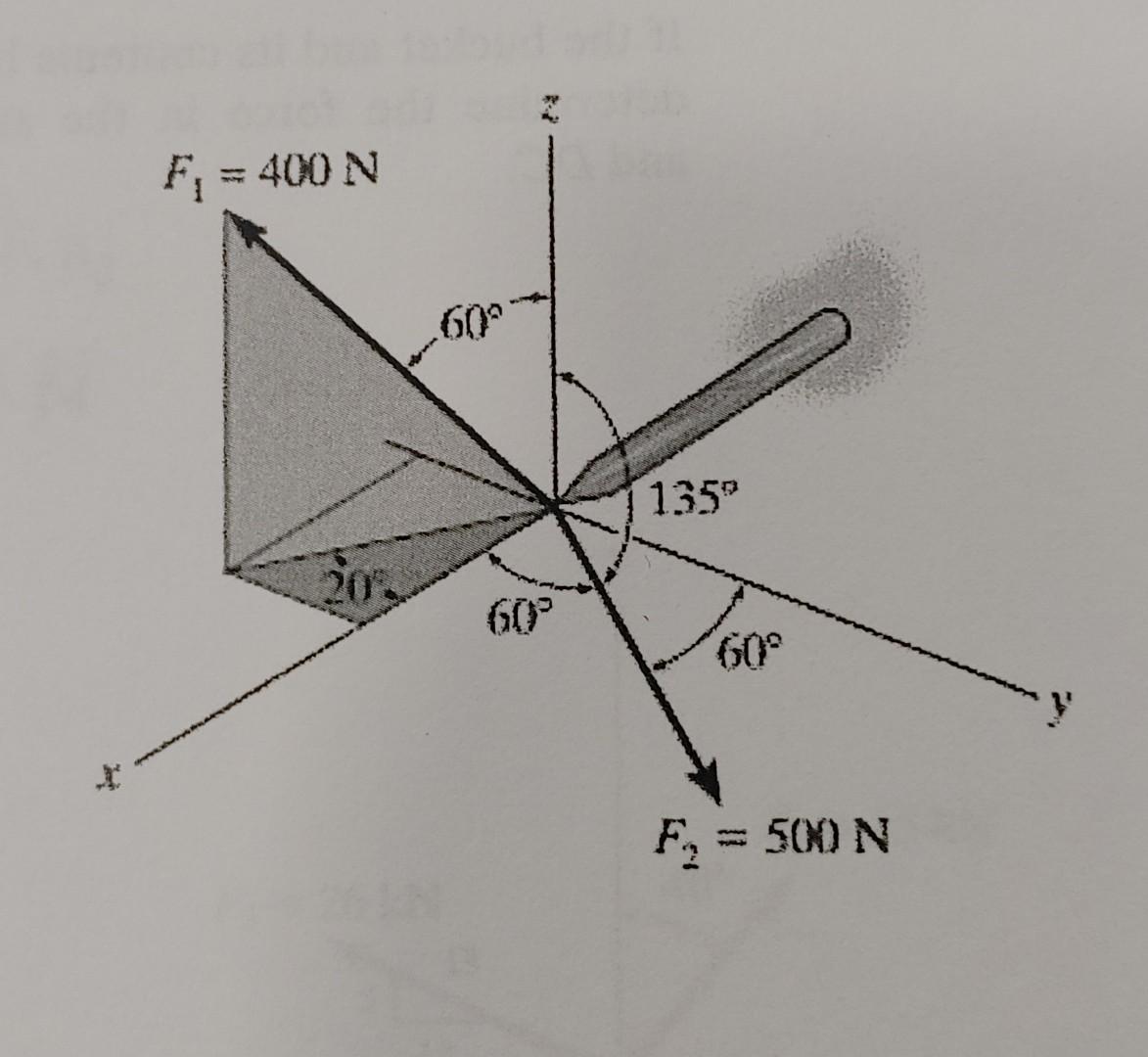 Solved Determine The Magnitude And Coordinate Direction