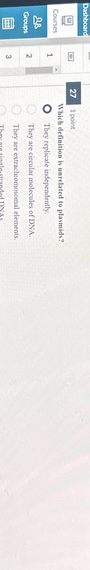 Solved 271 ﻿pointWhich definition is unrelated to | Chegg.com