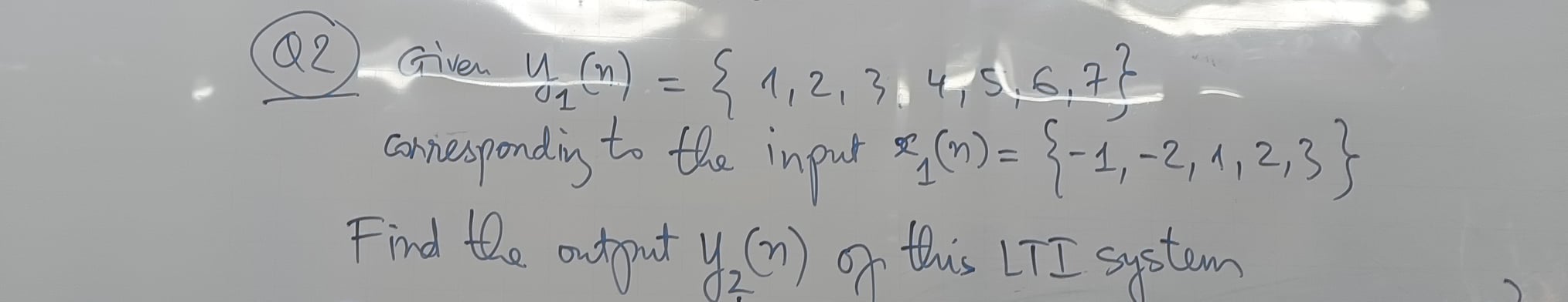 Solved (Q2) ﻿Given u1(n)={1,2,3,4,5,6,7} -corresponding to | Chegg.com
