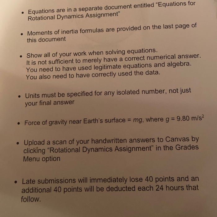 Solved • Equations are in a separate document entitled | Chegg.com