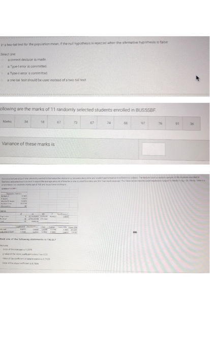 Solved not for the population mean, if the full pothesis is | Chegg.com