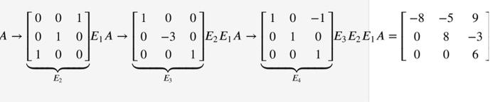 Solved What is the determinant of A? det(A) = (1 point) | Chegg.com