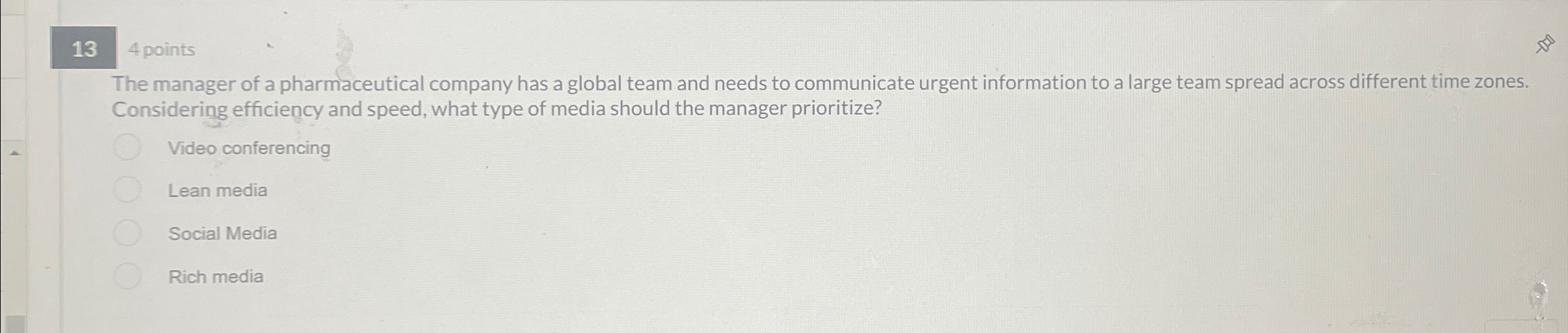 Solved 134 ﻿pointsThe manager of a pharmaceutical company | Chegg.com