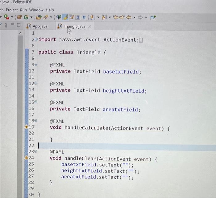 Solved try to solve it by using Scene builder and simple | Chegg.com