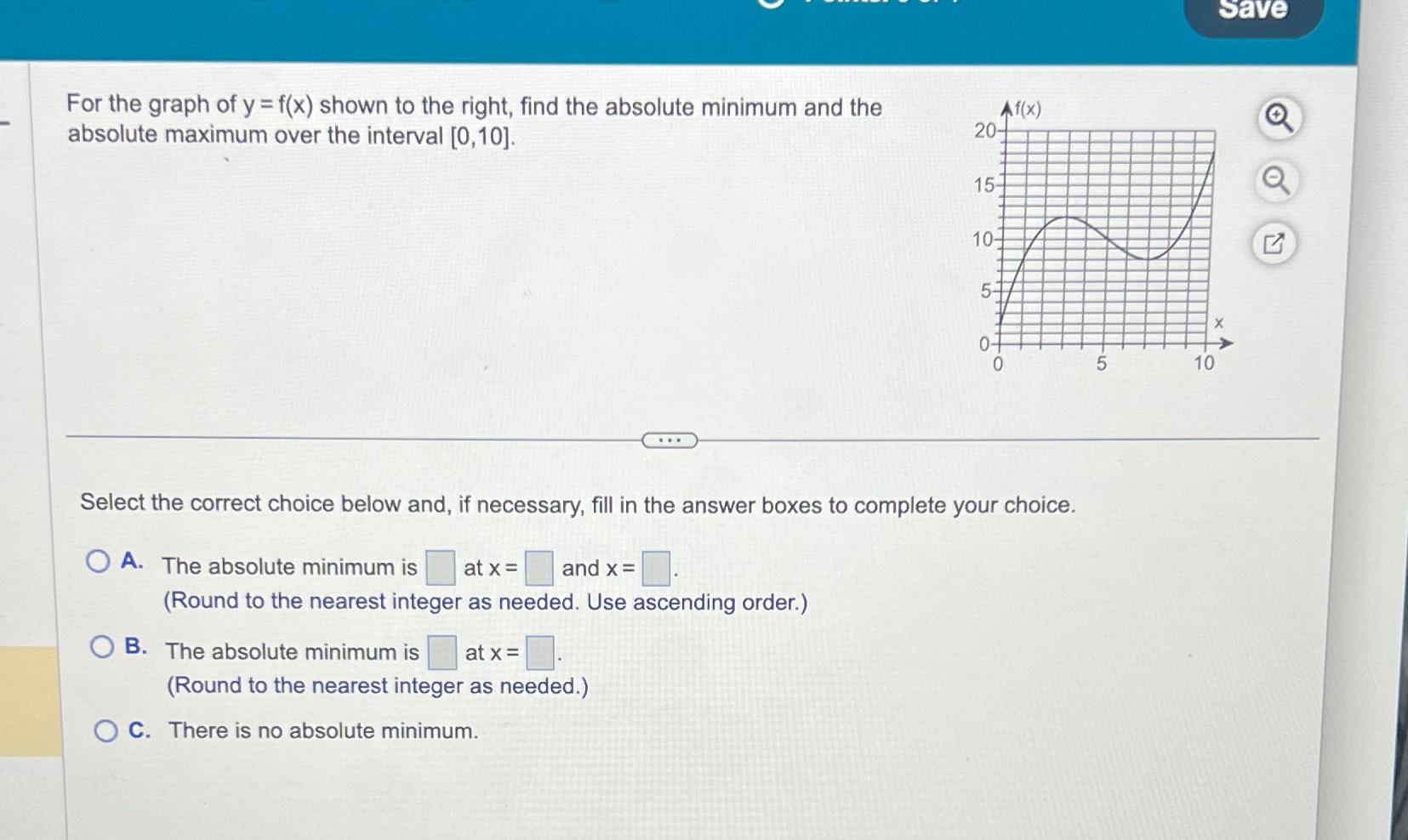 Solved For the graph of y=f(x) ﻿shown to the right, find the | Chegg.com