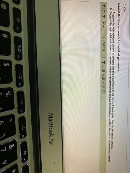 Solved CLO4: Develop the Linux commands for the following | Chegg.com