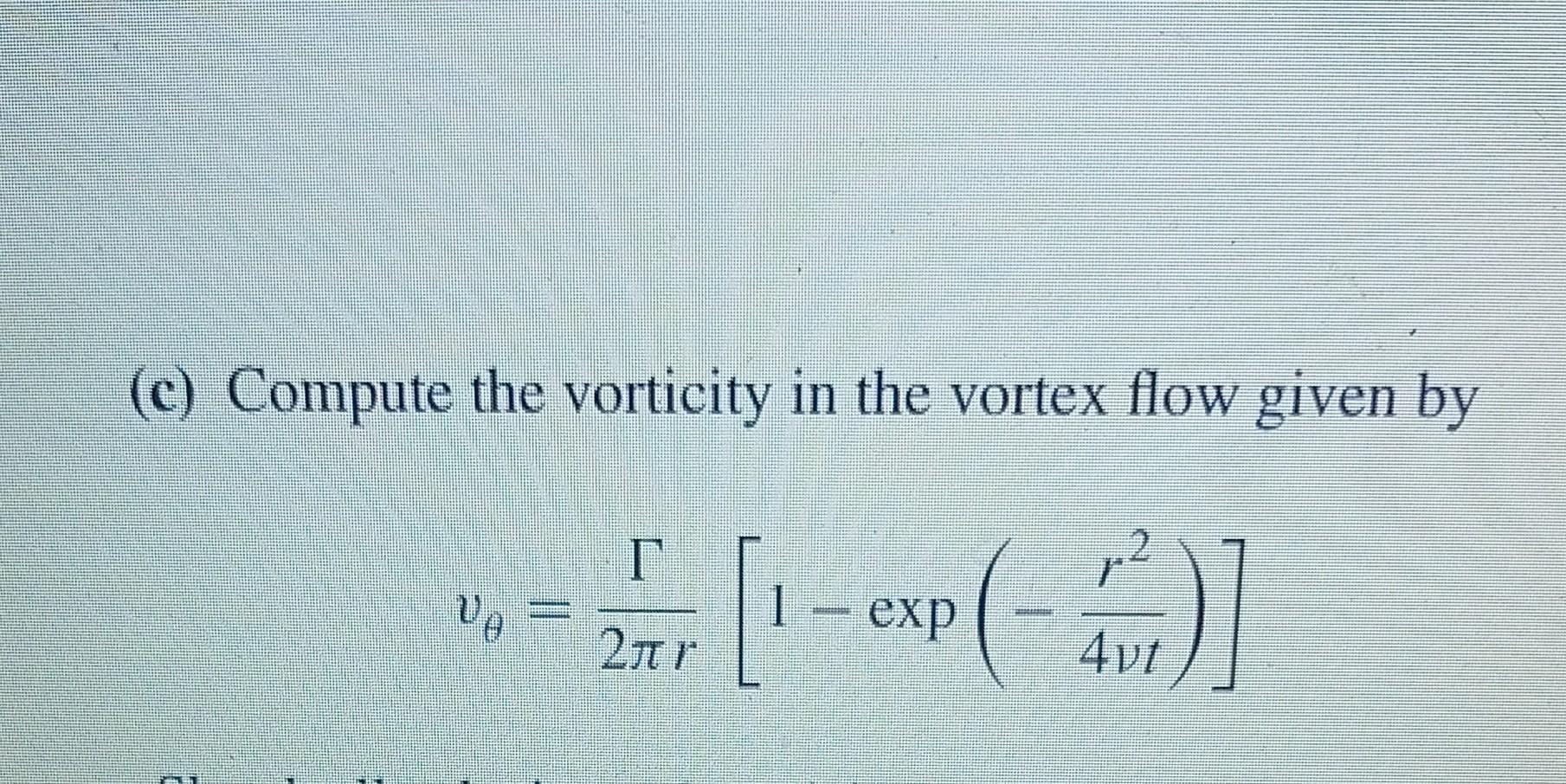 Solved 4.7 (B) Compute the circulation Γ (Eq. 3.12.7) around | Chegg.com