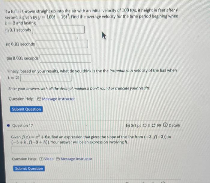 Solved If a ball is thrown straight up into the air with an | Chegg.com