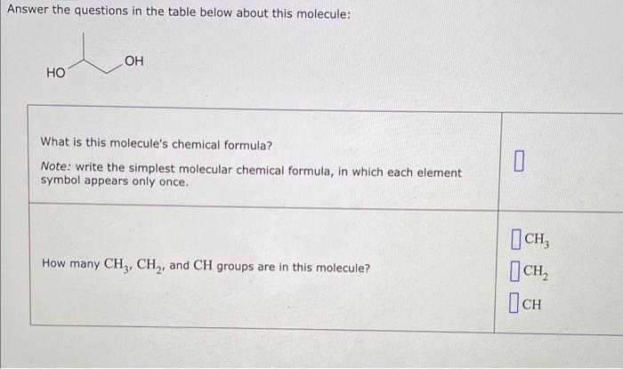 Solved Answer the questions in the table below about this | Chegg.com