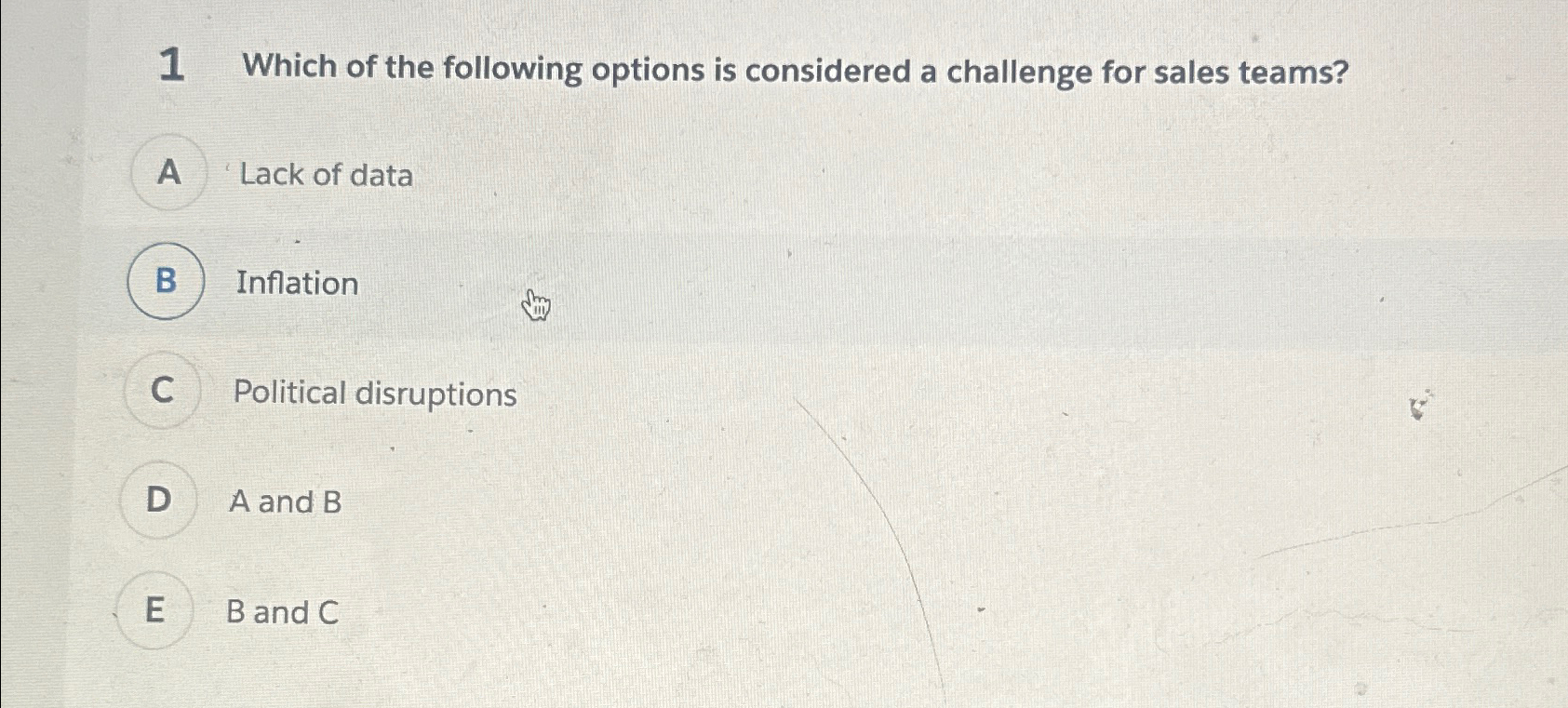 Solved 1 ﻿Which of the following options is considered a | Chegg.com