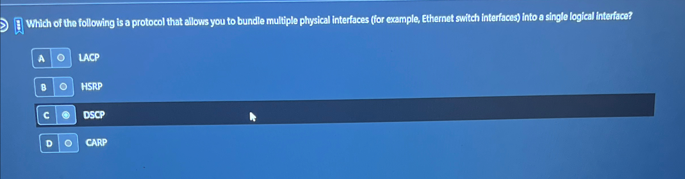 Solved Which of the following is a protocol that allows you | Chegg.com