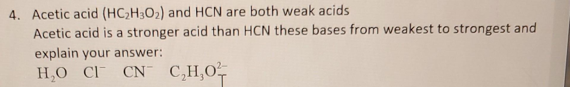 Solved Arrange the following species according to their | Chegg.com