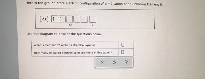 Solved Here is the ground-state electron configuration of a | Chegg.com