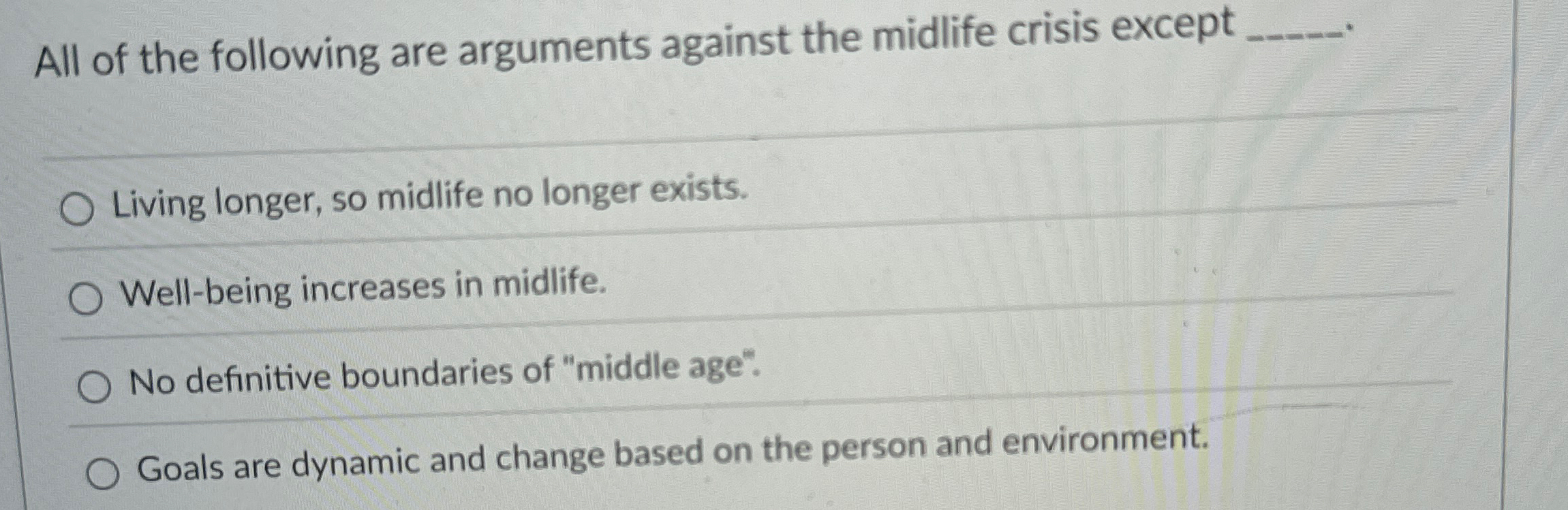 Solved All of the following are arguments against the | Chegg.com