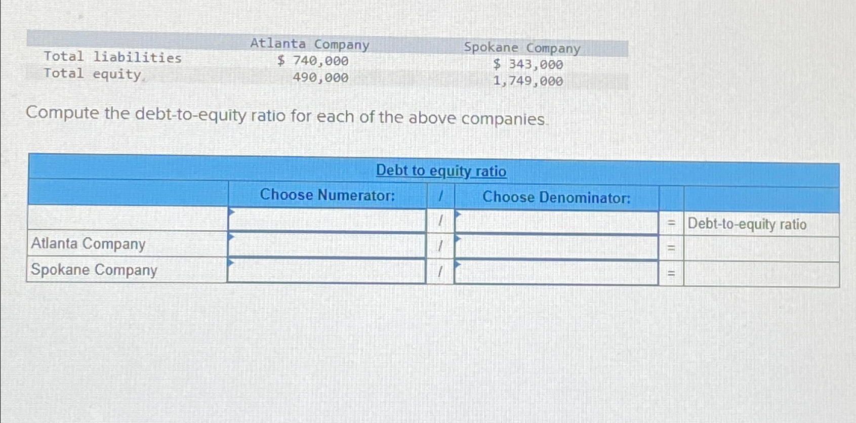 Solved \table[[\table[[Total liabilities],[Total | Chegg.com