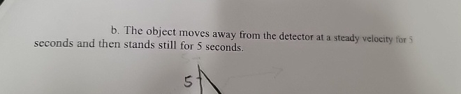 Solved B the Object Moves Away From The Detector At A