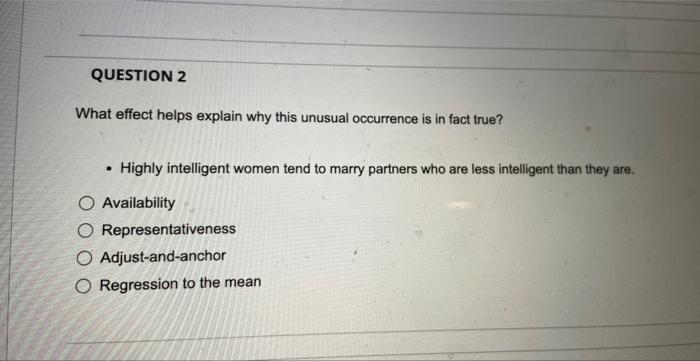 Solved What effect helps explain why this unusual occurrence | Chegg.com