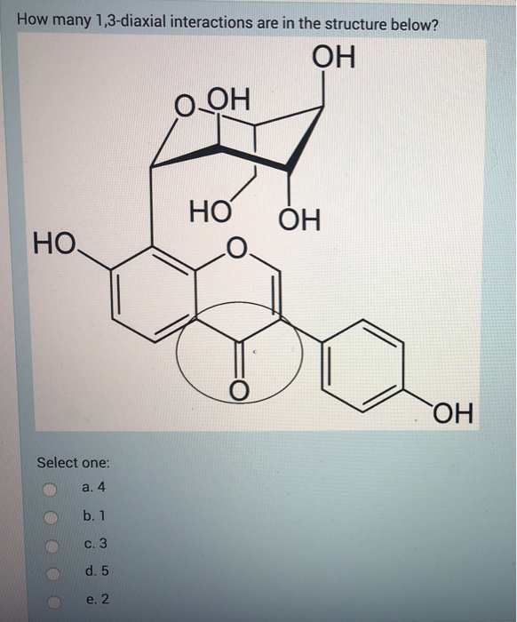Solved How many 1,3-diaxial interactions are in the | Chegg.com