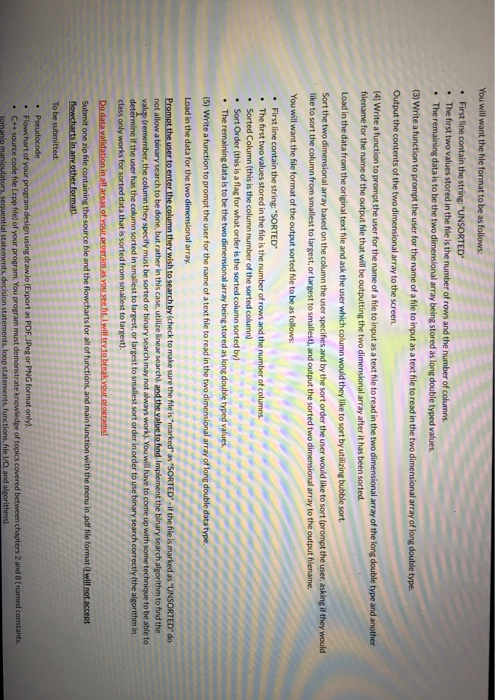 Write a menu based program implementing the following | Chegg.com
