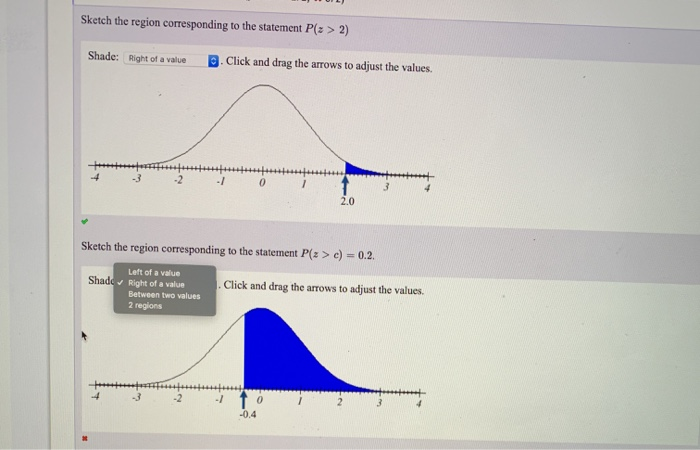Sketch the region corresponding to the statement P(z | Chegg.com