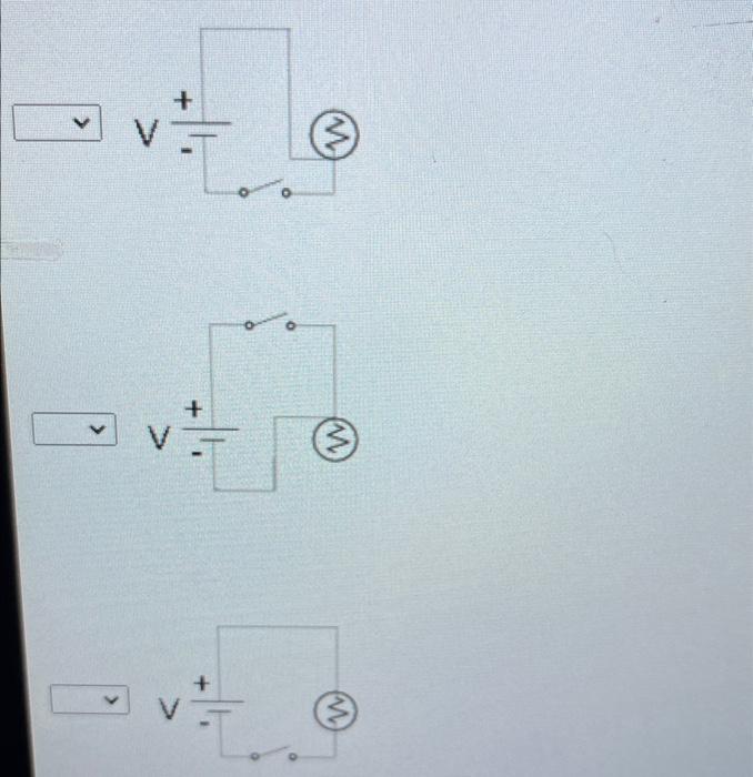 Solved For which of the following circuit(s) will the bulb | Chegg.com