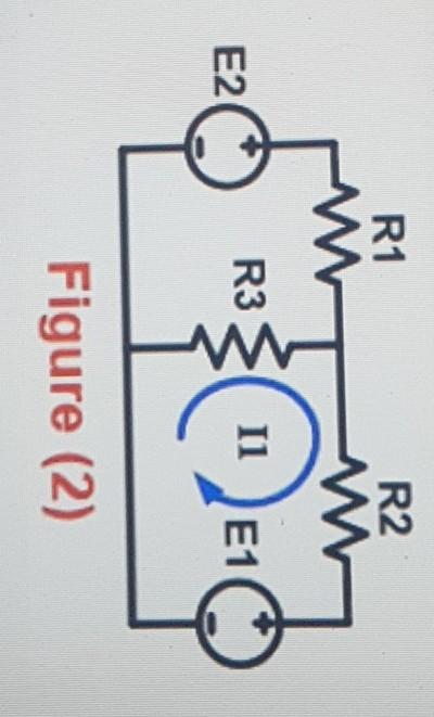 Solved For the electric circuit shown in Figure (2), | Chegg.com