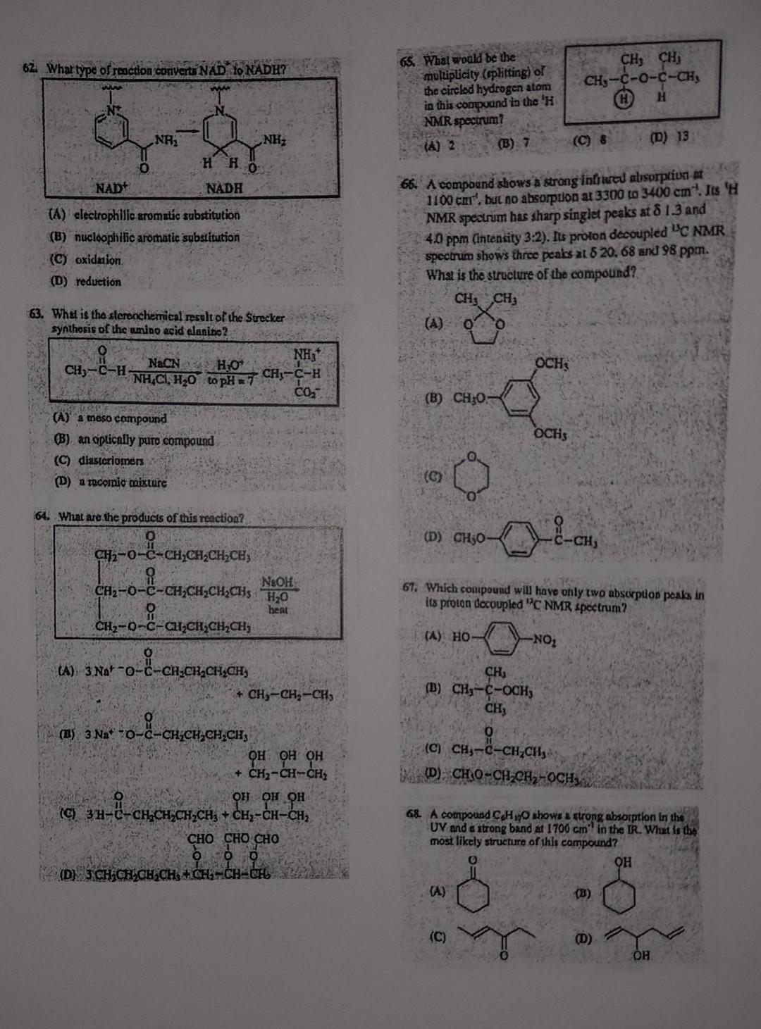 Solved NO 52. 49. Starting with bentene, which series of | Chegg.com