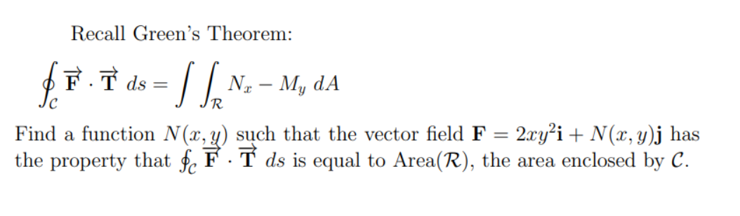 Solved Recall Green's | Chegg.com