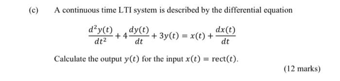 Solved SIGNAL AND SYSTEM Solve this question by using this | Chegg.com