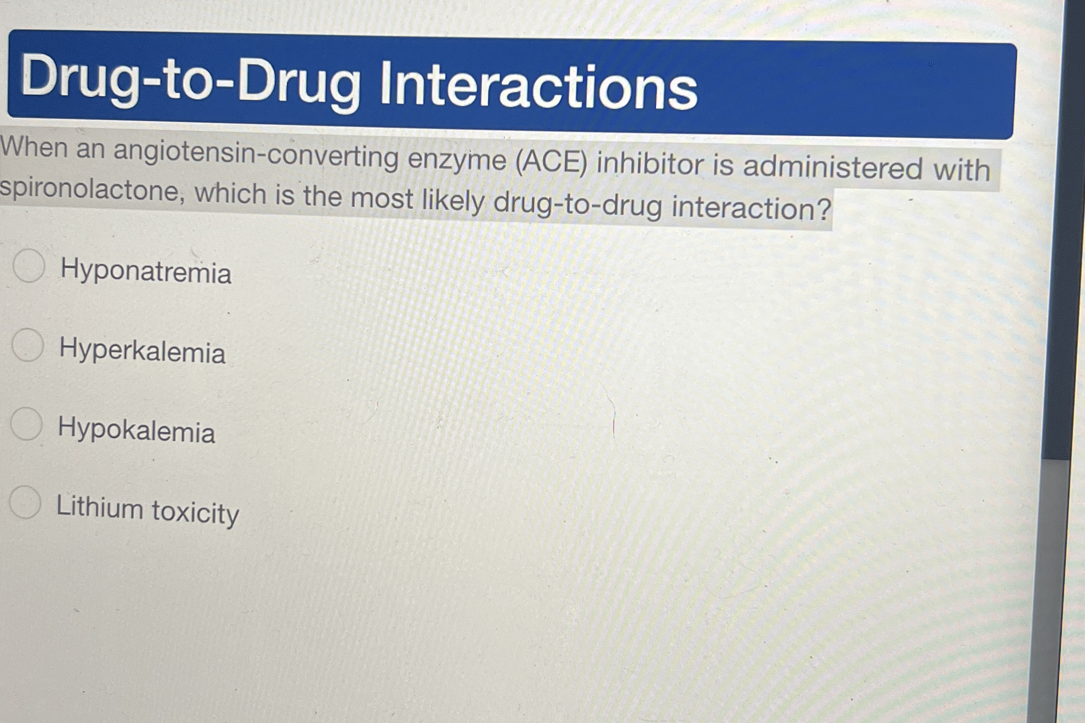 Solved Drug-to-Drug InteractionsWhen an | Chegg.com